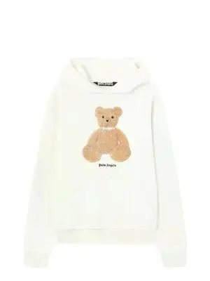 Palm Angels Bear Graphic Hoodie - Neutrals