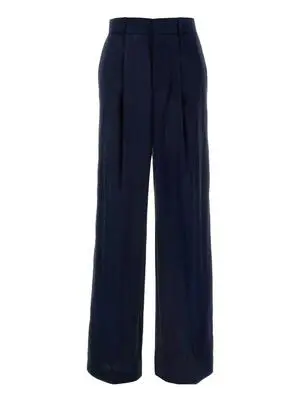 Alberta Ferretti Pleated Trousers - Blue