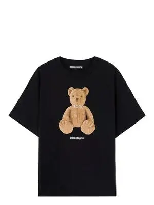 Palm Angels Bear Graphic T-shirt - Black