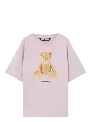 Palm Angels Bear Graphic T-shirt - Purple