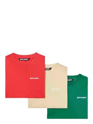 Palm Angels Logo T-shirt - Neutrals