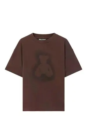 Palm Angels Spray Bear T-shirt - Brown