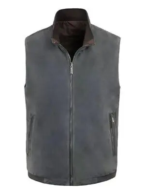 MOORER Reversible Gilet - Grey