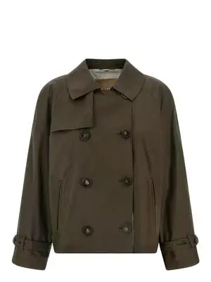 Max Mara Double-breasted Coat - Green