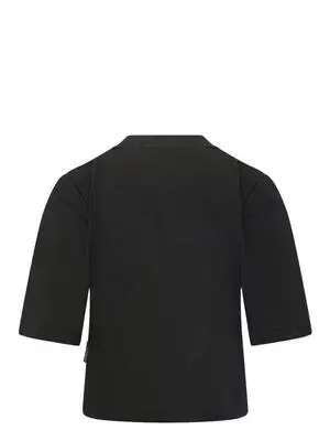 Palm Angels Curved Logo Boxy T-shirt - Black