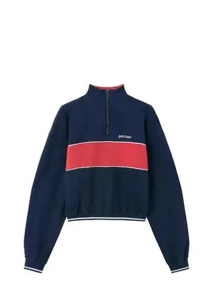 PALM ANGELS Classic Logo Half-Zip Sweatshirt