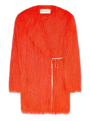 Dries Van Noten Fringed Jacket - Orange