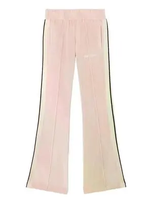 Palm Angels Chenille Flared Track Pants - Pink