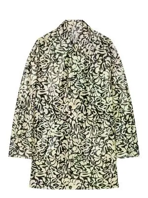 Dries Van Noten Printed Coat - Neutrals