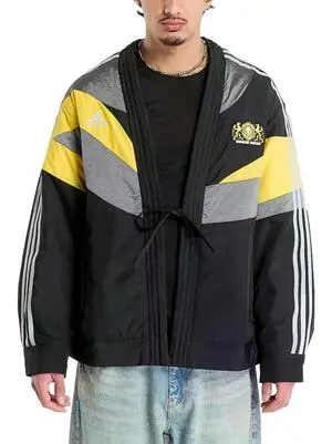 Adidas X Brain Dead Striped Jacket - Black