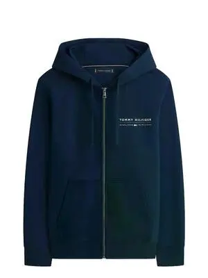 Tommy Hilfiger Logo-detail Hoodie - Blue