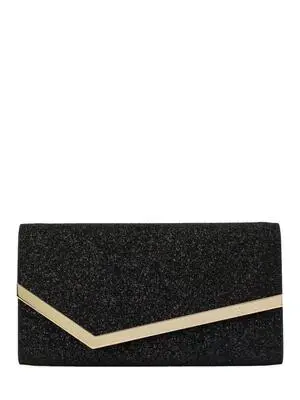 JIMMY CHOO Emmie Clutch - Black