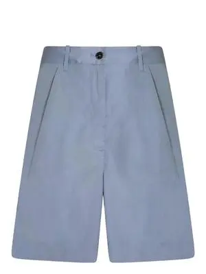 NINE:INTHE:MORNING Gabardine Shorts - Blue