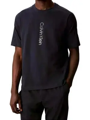 Calvin Klein Logo-detail Performance T-shirt - Blue