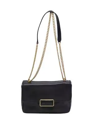 Marc Jacobs Rebel Leather Shoulder Bag - Black