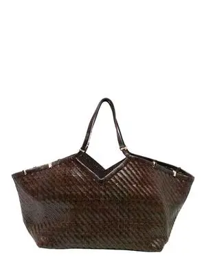 Benedetta Bruzziches Woven Shoulder Bag - Brown