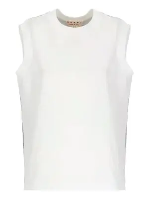Marni Sleeveless T-shirt - White