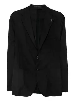 Tagliatore Button Single-breasted Jacket - Black