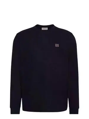 Calvin Klein Logo-patch Sweatshirt - Black