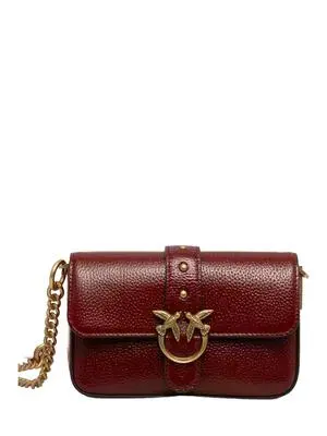 Pinko Love Birds Mini Crossbody Bag - Red