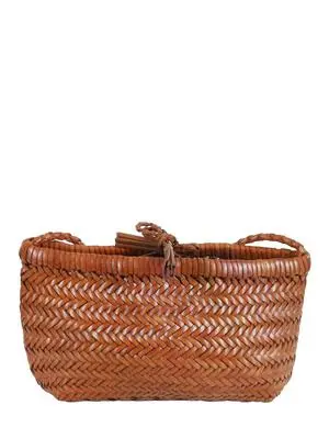 Dragon Diffusion Minsu Woven Cross Body Bag - Brown