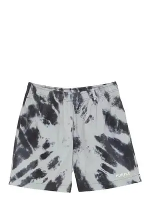 PURPLE BRAND Tie-dye Shorts - Grey