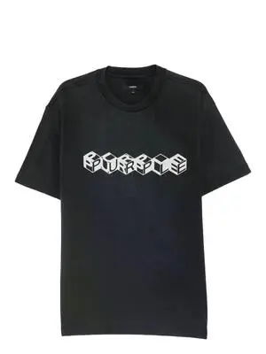PURPLE BRAND Cube Graphic T-shirt - Black