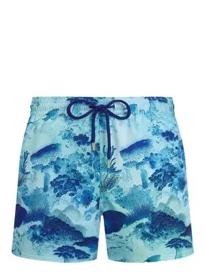 Vilebrequin Printed Swim Shorts - Blue