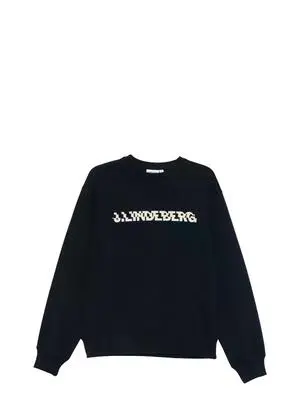 J. Lindeberg Printed Crewneck Sweatshirt - Blue