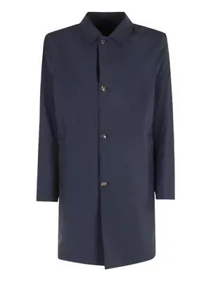 KIRED Buttoned Mid-length Coat - Blue