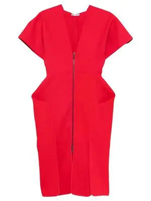 MATICEVSKI Zip Midi Dress