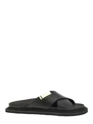 Moschino Criss-cross Sandals - Black