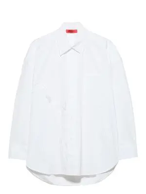 Max & Co. Cotton Embellished Shirt - White
