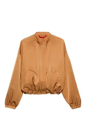 Max & Co. Taffeta Bomber Jacket - Brown