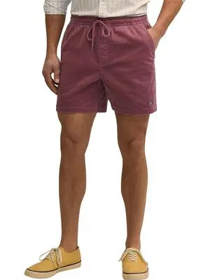Brooks Brothers Corduroy Drawstring Shorts - Grape Nectar