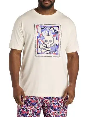 Psycho Bunny Big & Tall Florian Graphic Tee - Pristine