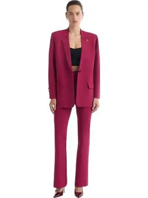 DODIEE Quinn Oversized Blazer - Merlot