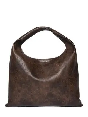 MANIÈRE DE VOIR Aubin Vintage Leather Hobo Bag