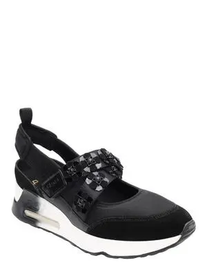 Ash Lotus Wedge Sneaker - Black