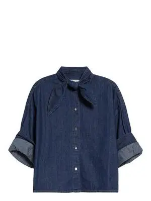 TWP TWP Tie Nonstretch Denim Shirt