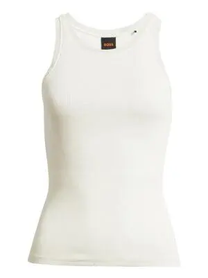 HUGO BOSS Ribbed Stretch Cotton Tank