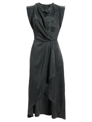 HUGO BOSS Dratty Draped Midi Dress