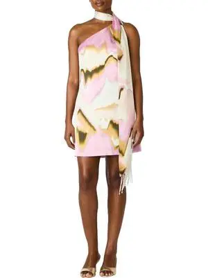 Steve Madden Charlie Asymmetric Minidress - Multi