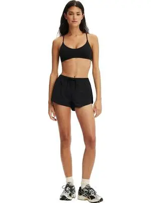 BODY Active Ultra Soft Scoop V Crop Black