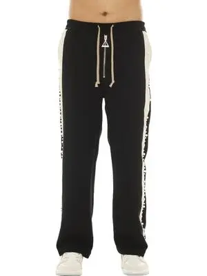 CULT OF INDIVIDUALITY Baggy Cotton Track Pants - Black
