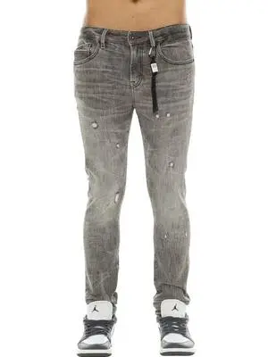 CULT OF INDIVIDUALITY Punk 601 Ripped Super Skinny Jeans - Zephyr