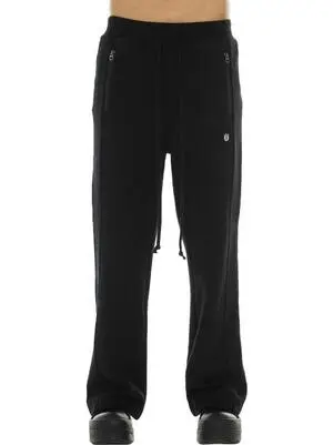 CULT OF INDIVIDUALITY Oversize Cotton Sweatpants - Black