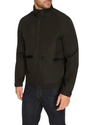 Cole Haan Packable Rain Jacket Black