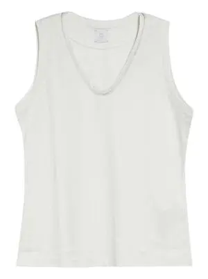 ELEVENTY Trimmed Knit Tank