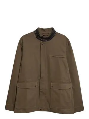 WALES BONNER Vision Cotton Field Jacket - Olive/black